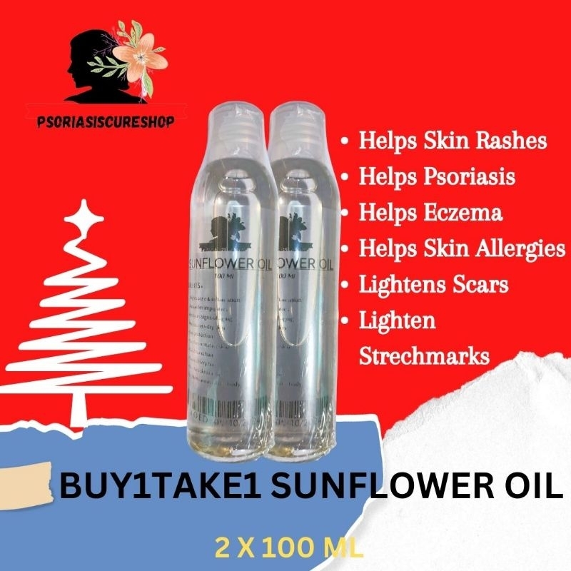 BUY1TAKE1 Sunflower Oil SFO 2x100ml | Shopee Philippines