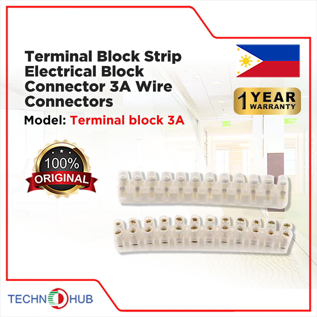 Wire Connector Terminal Block Strip Electrical Block Connector 3A ...