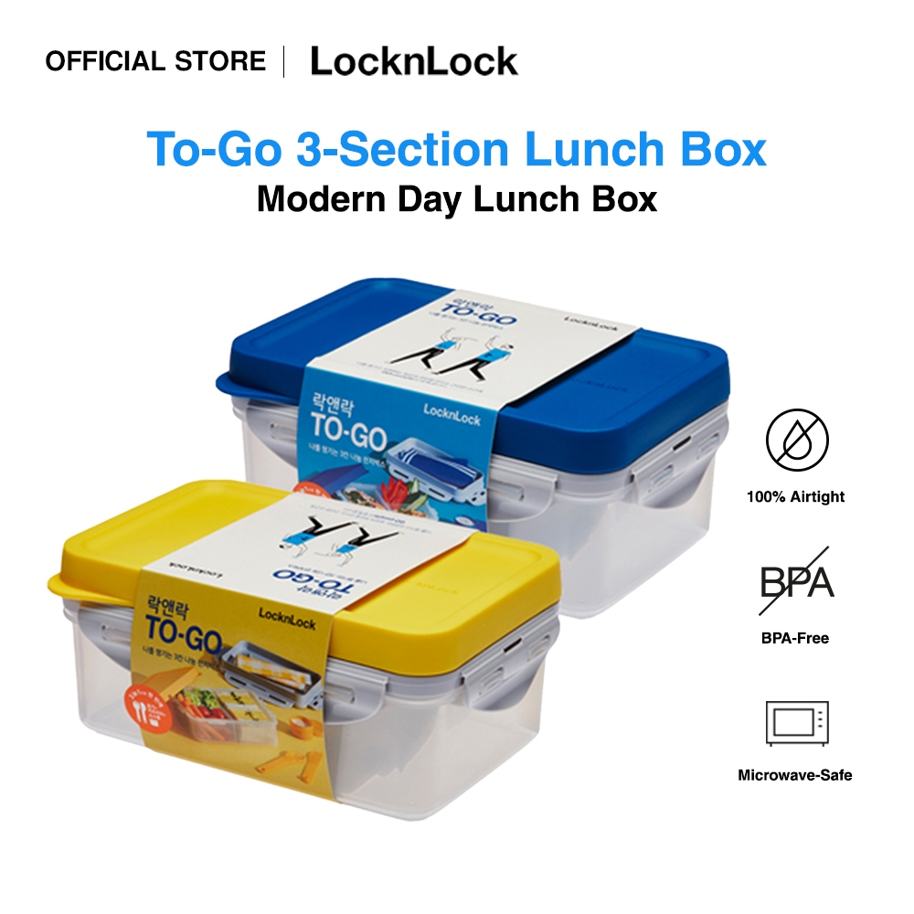 LocknLock To-Go Modern Airtight Lunch Boxes | | Bento Box for Kids and ...