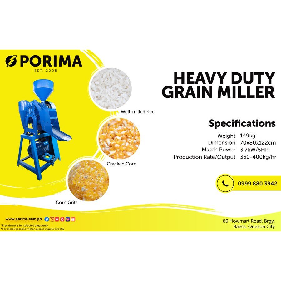 Porima Heavy Duty Grain Miller Head Pulley Key | Shopee Philippines
