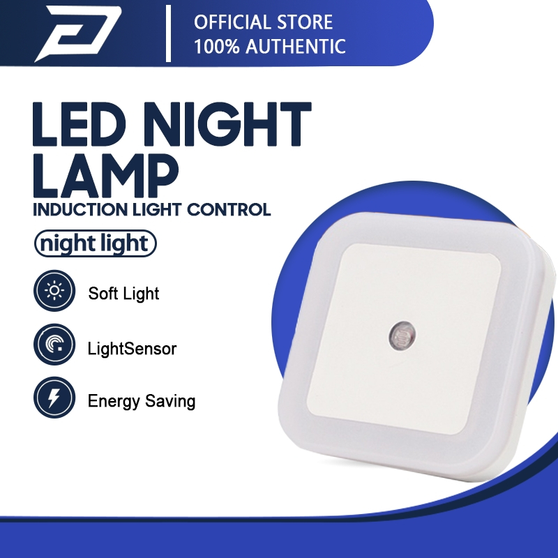 led night lamp bedroom bedside induction light control corridor toilt ...