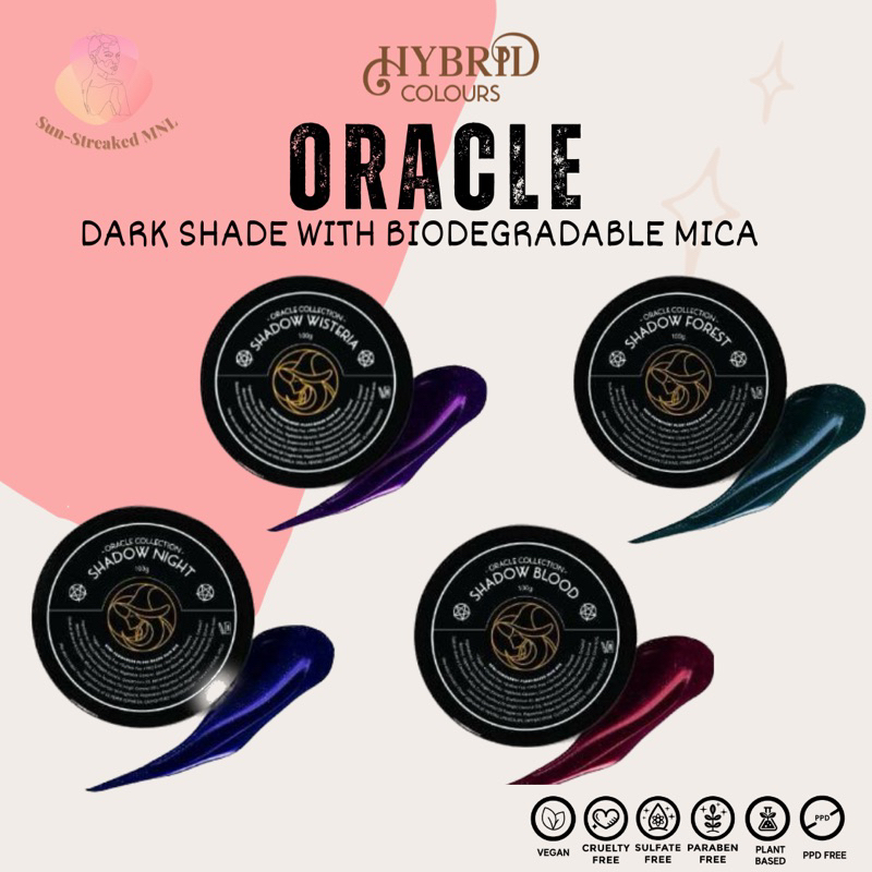 Hybrid Colours Oracle Collection Semi Permanent Hair Dye 100g Color ...