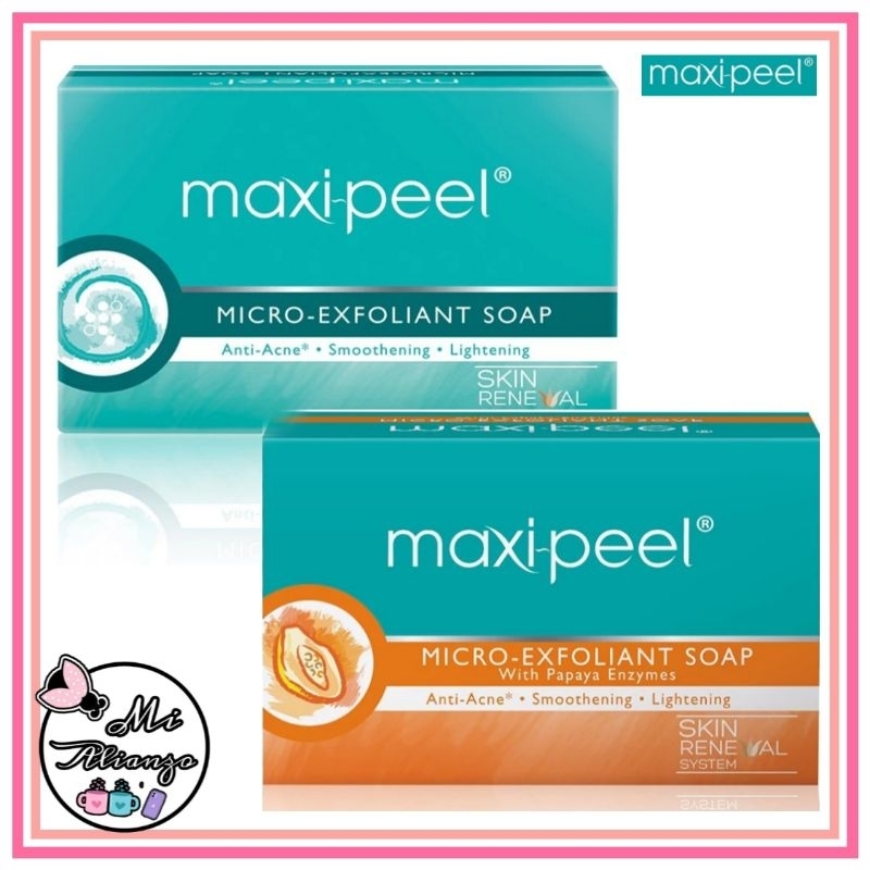 Maxi-Peel Exfoliant Soap Classic | Papaya Enzyme ( 125g ) | Shopee ...