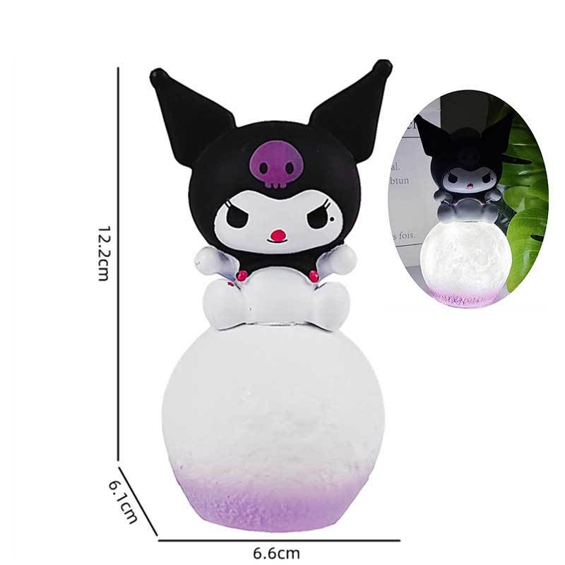 Sanrio Night Lights Kawaii 3D Sanrio Moon Night Light Cinnamoroll ...
