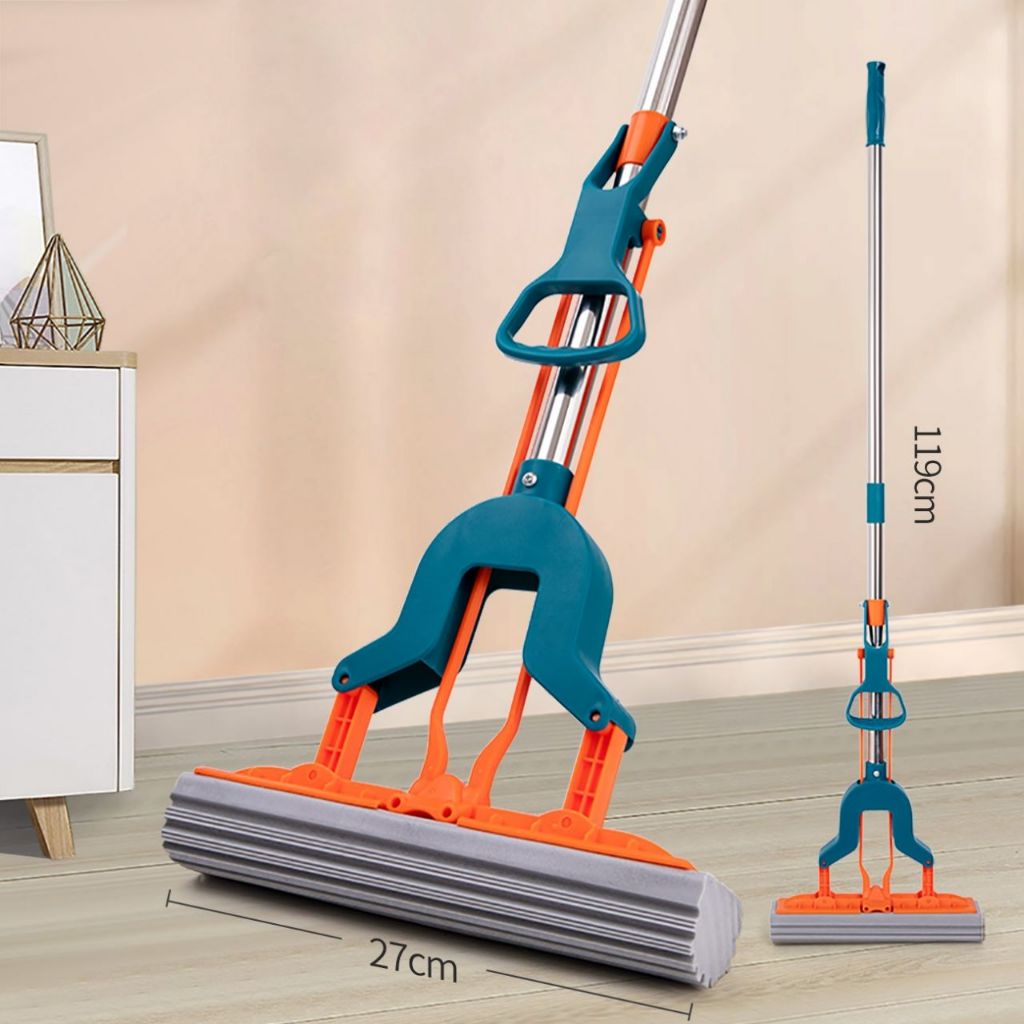 Floor Mop Sponge Twist The Water Mops Microfibre Nozzle Self Squeezing ...