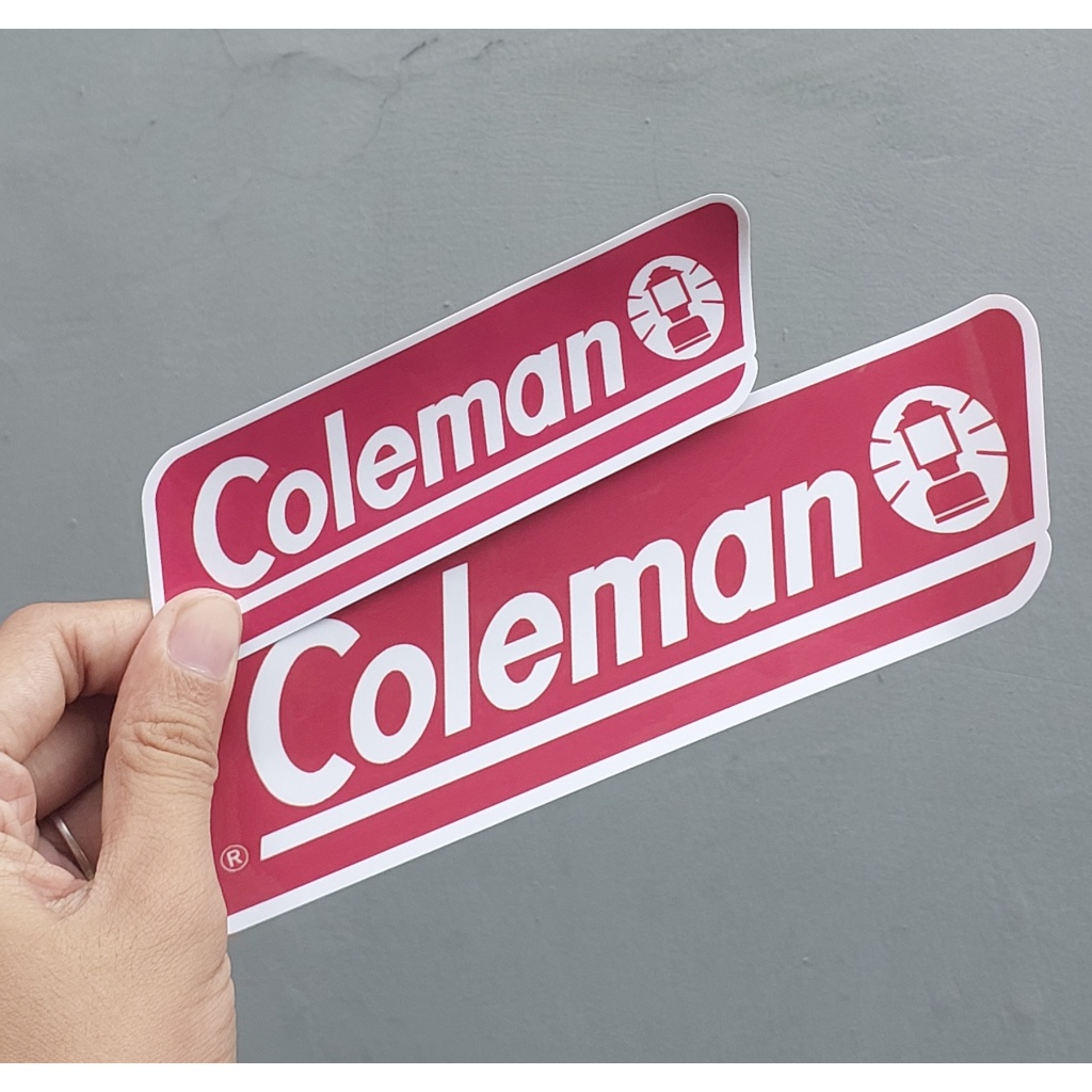 Coleman Decal Sticker Waterproof Vinyl Colored Stickers | Shopee ...