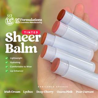 Tinted Sheer Balm [DC Formulations] Lip balm hydrating long wear lip ...
