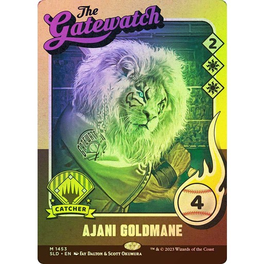 Magic the Gathering | Ajani Goldmane (Secret Lair: The Baseballing ...