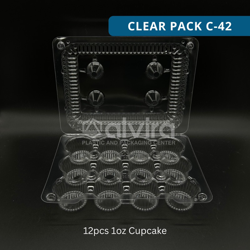 10pcs Clear Pack Clamshell square, rectangle, round for pastry, cake ...