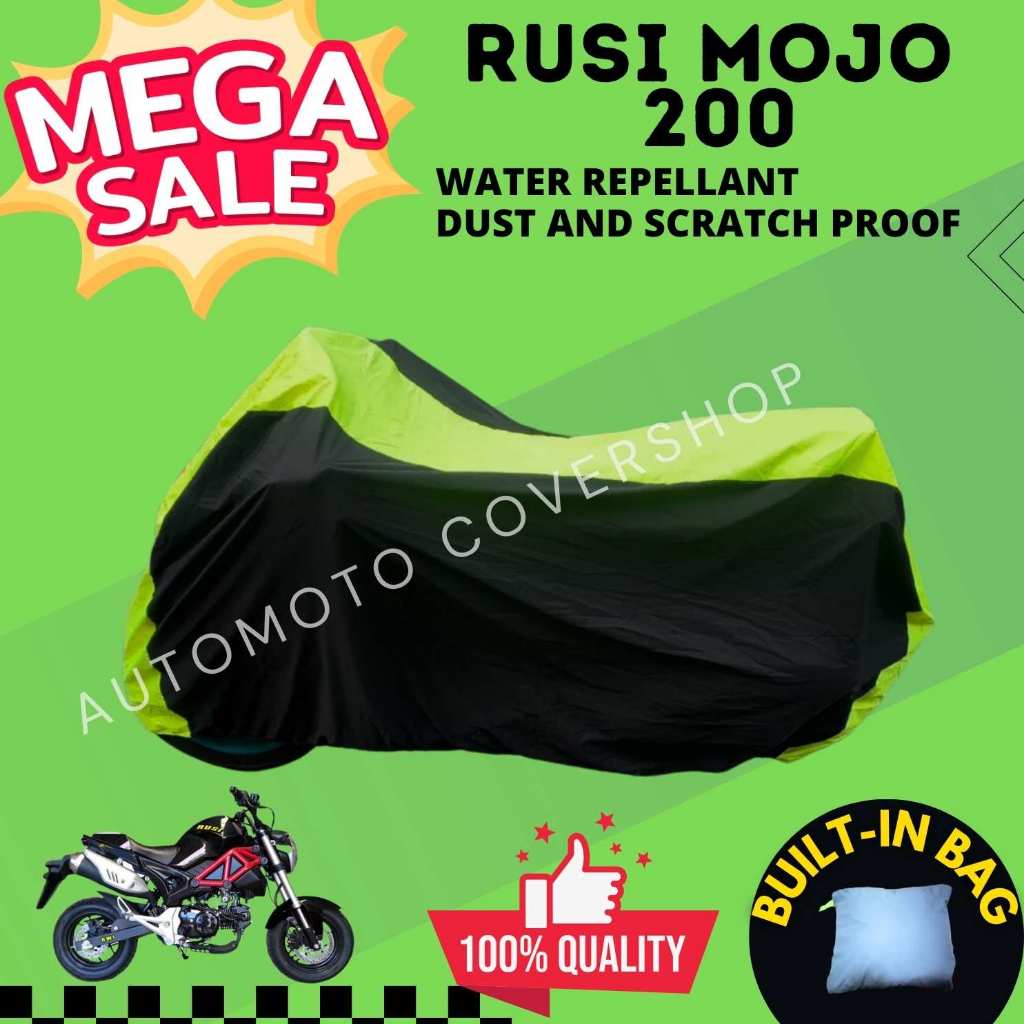 RUSI MOJO 200 HIGH QUALITY MOTOR COVER - WATER REPELLANT SCRATCH AND ...
