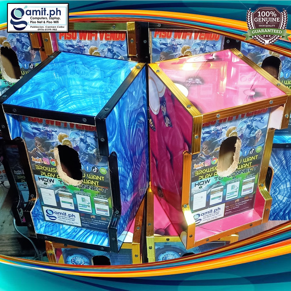 Wifi Vendo Box Casing Formica Finish Quality Box With Lining/ moulding ...