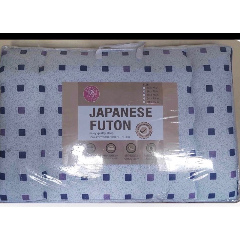 JAPANESE FUTON MATTRESS 100%POLYESTER FIBER FILL FILLING | Shopee ...