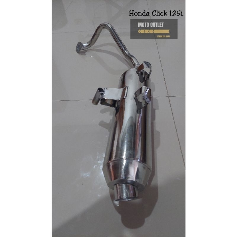Honda Click 125i v1, v2,&v3 Stainless Chicken Pipe | Shopee Philippines