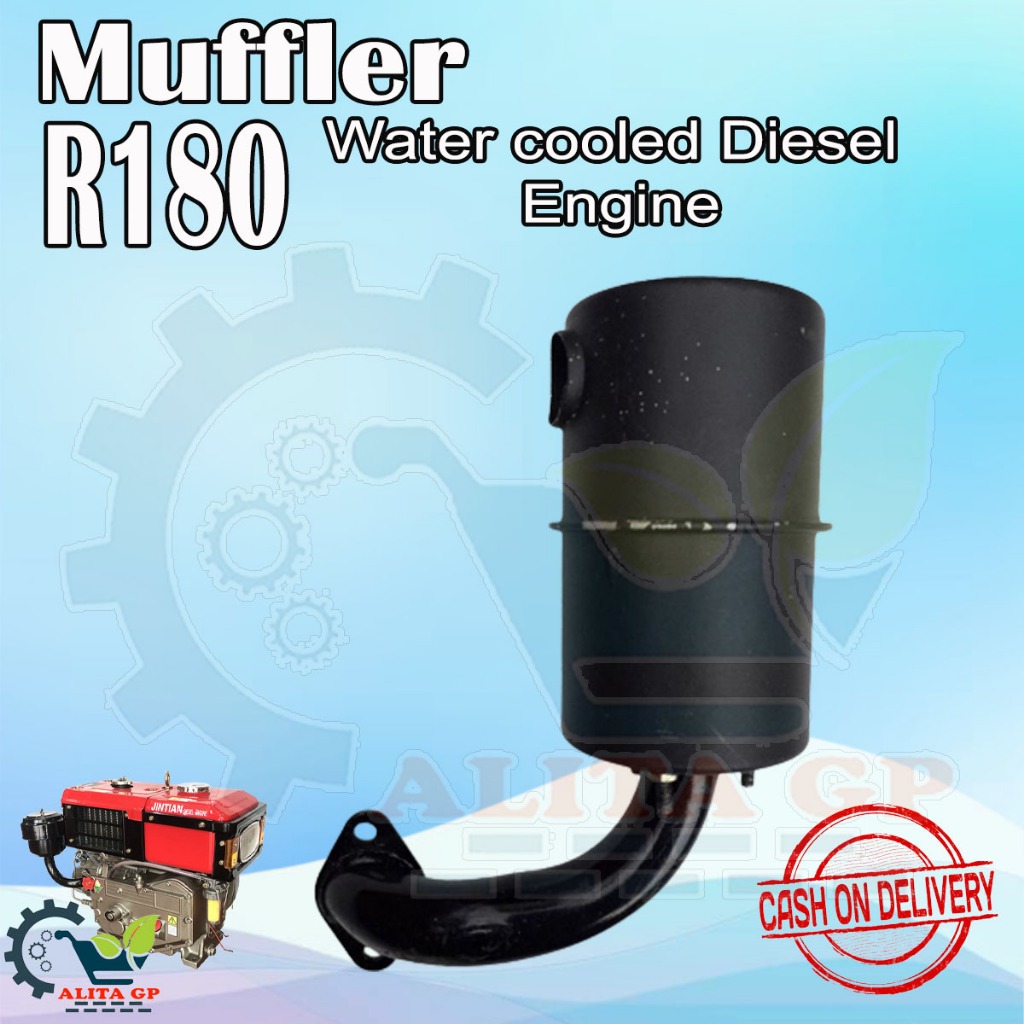 Muffler Assy R175 R180 Water Cooled Diesel Engine | Shopee Philippines