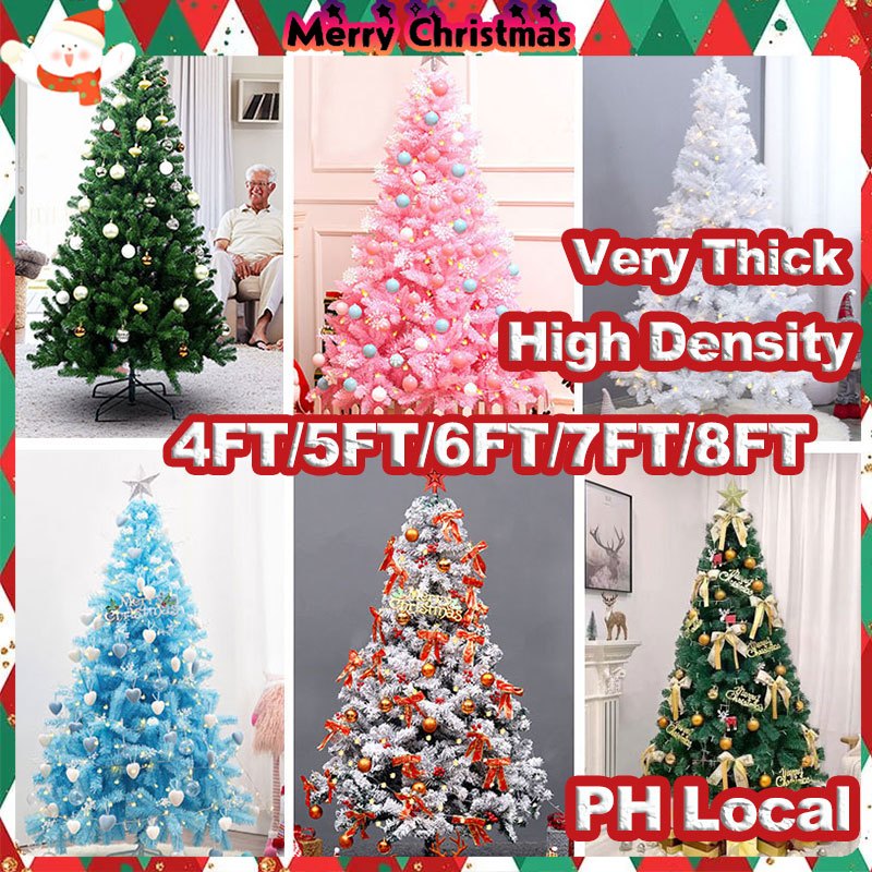 4Ft / 5Ft / 6Ft / 7Ft / 8Ft Pine Needle Green Artificial Christmas Tree ...