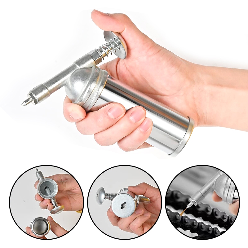 Portable Mini Grease Gun 1000PSI Output Pressure and 80C.C Capacity ...