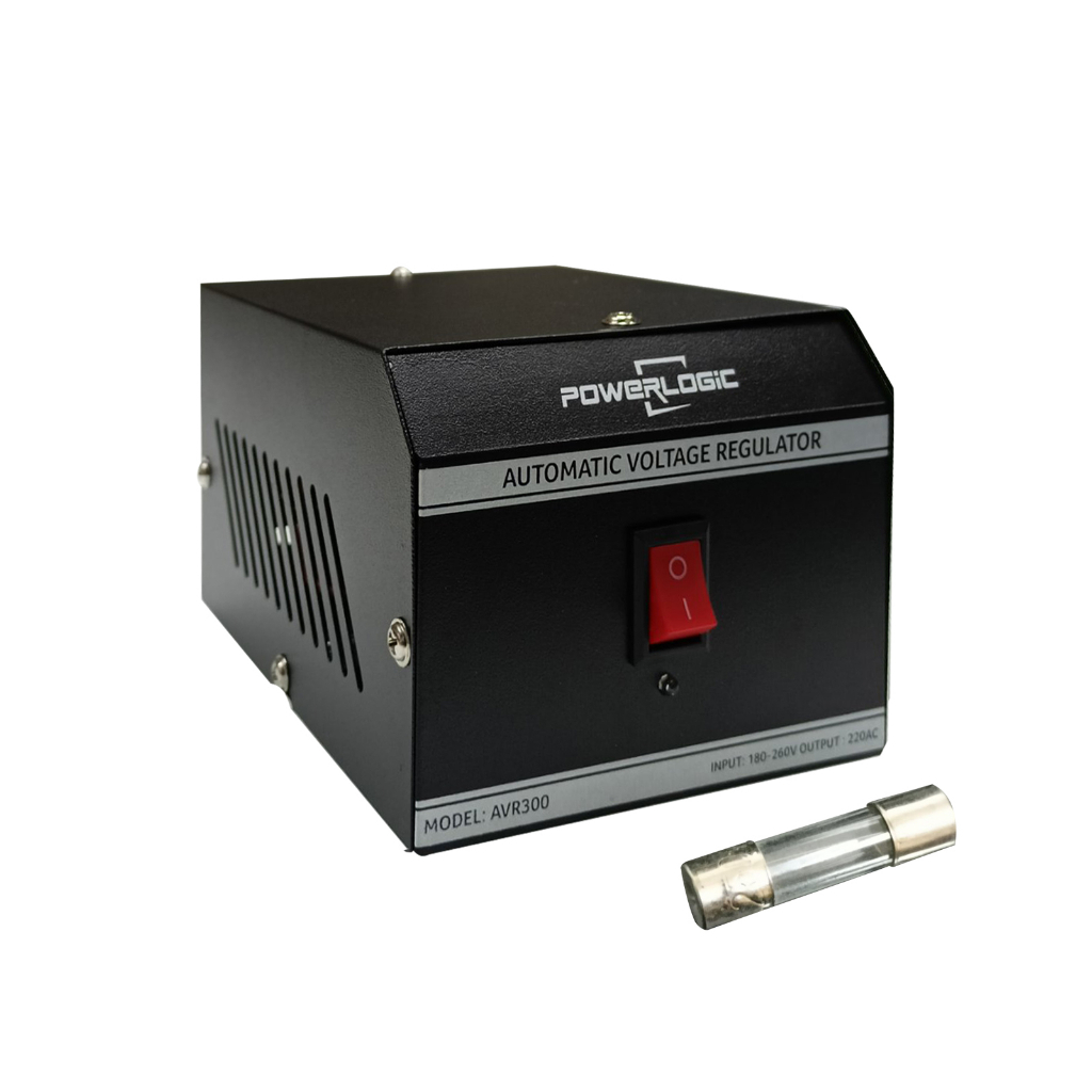 Powerlogic AVR-300 -300 Watts AVR, with Surge Protection 3 x 220V ...