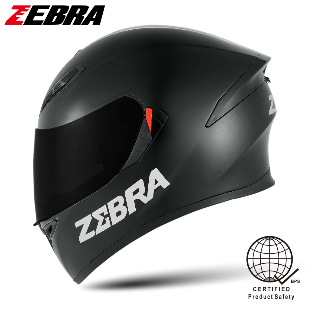 ZEBRA YM-611 Plain Color Full Face Helmet Dual Visor Motorcycle ...