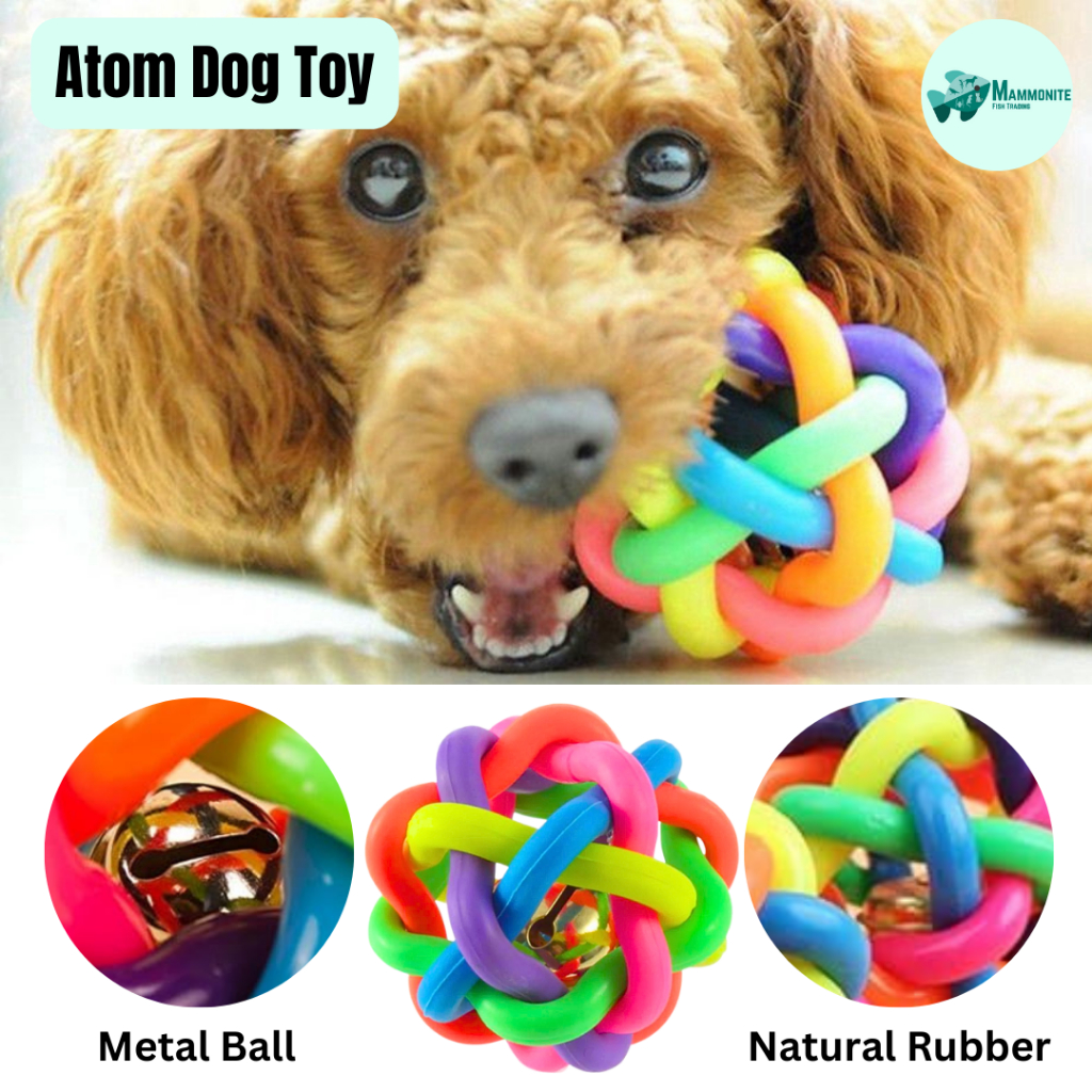 Atom Squishy Interactive Play Ball Pet Toy Colorful Toy for Dog and Cat ...