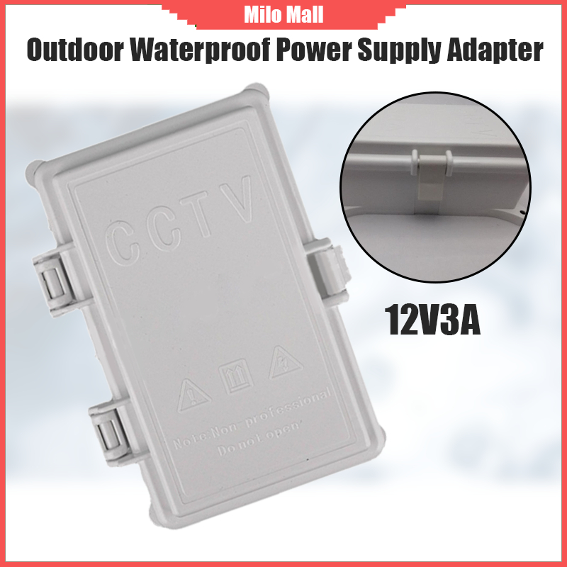 12V3A Waterproof Outdoor Power Supply Adapter Outdoor Waterproof CCTV ...