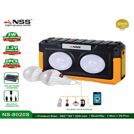 SOLAR EMERGENCY LIGHT NS-8020S | Shopee Philippines