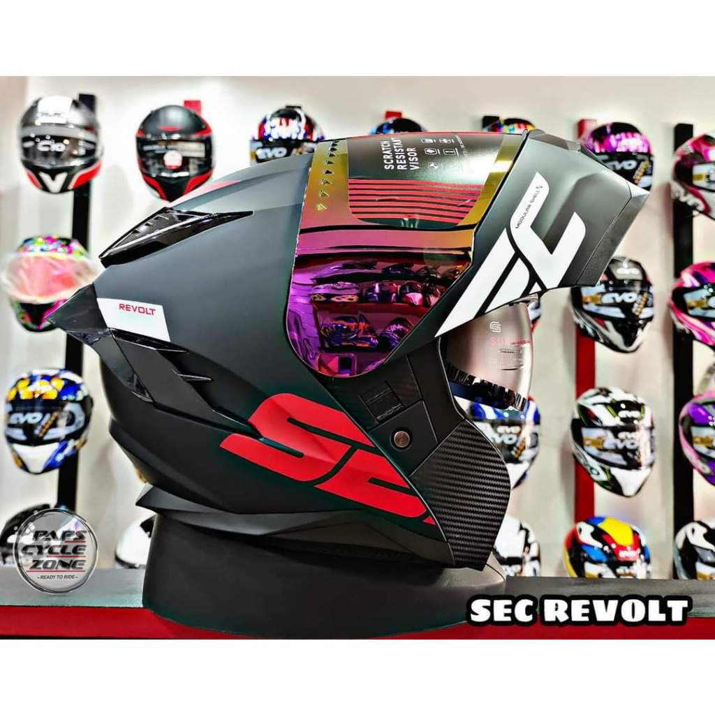 SEC REVOLT Modular Helmet | Shopee Philippines