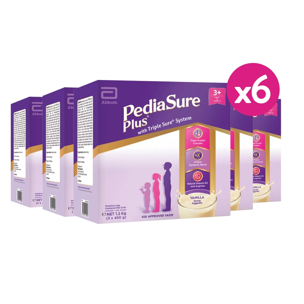 Pediasure Plus 3+ Vanilla 1.2kg for Kids Above 3 Years Old Powdered ...