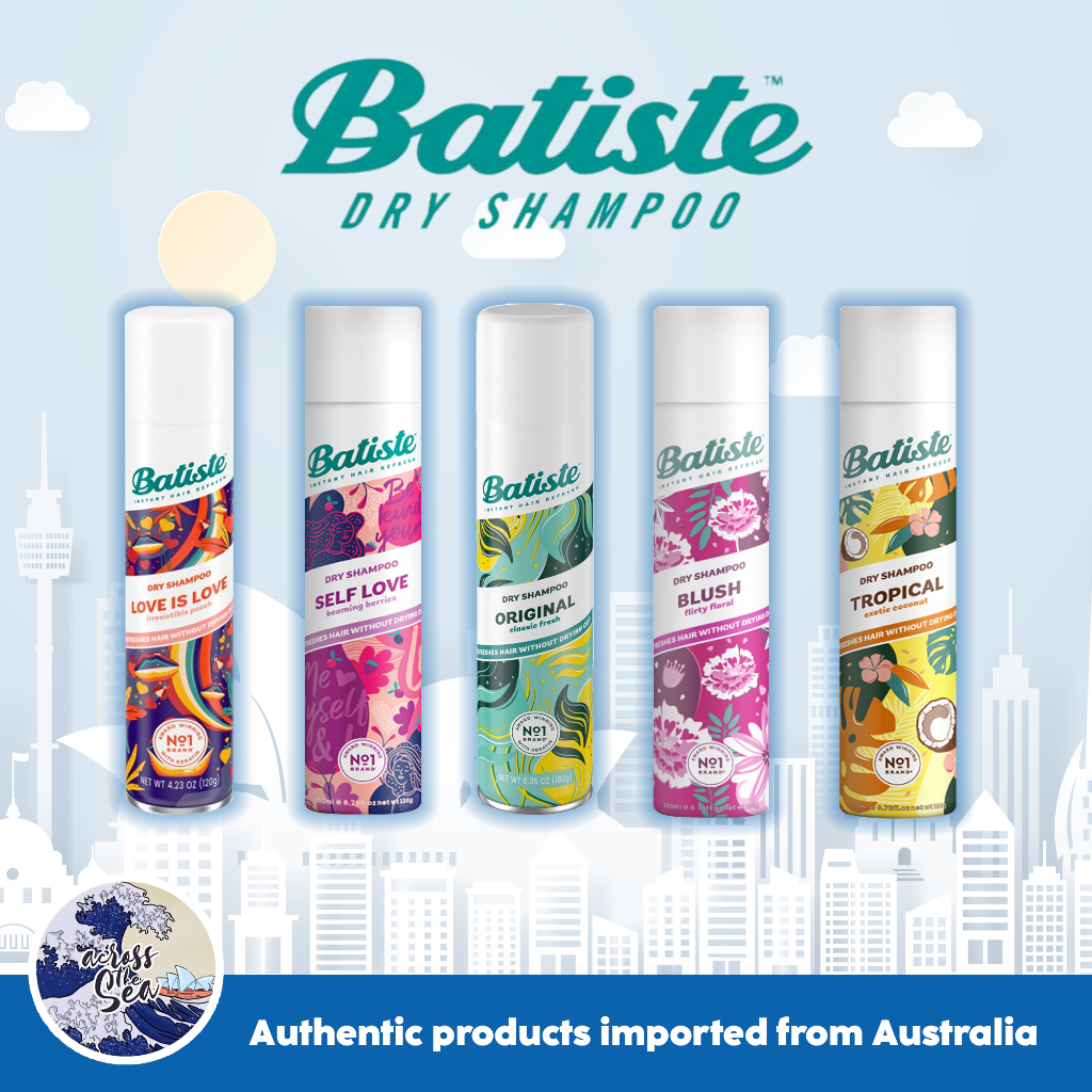 Batiste Dry Shampoo (200ml and 350ml) | Shopee Philippines