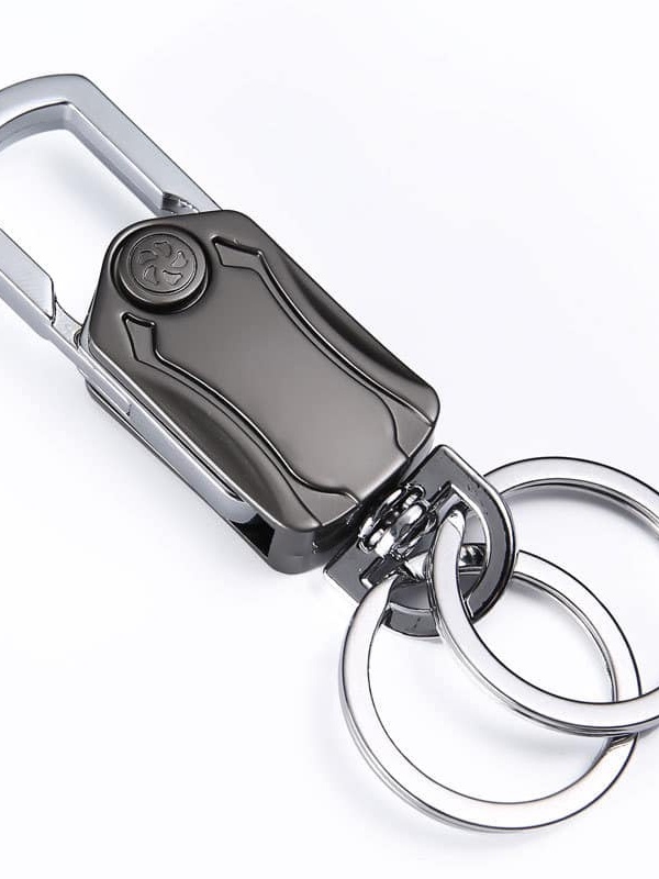 Fidget Cube Keychain Car Key Holder 360-degree Rotating Keyring Zinc ...