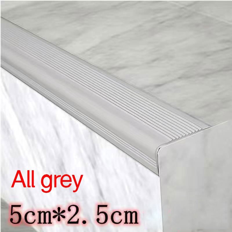 8/24FT L-type PVC Rubber Stair Nosing Self-Adhesive Anti Slip | Shopee ...