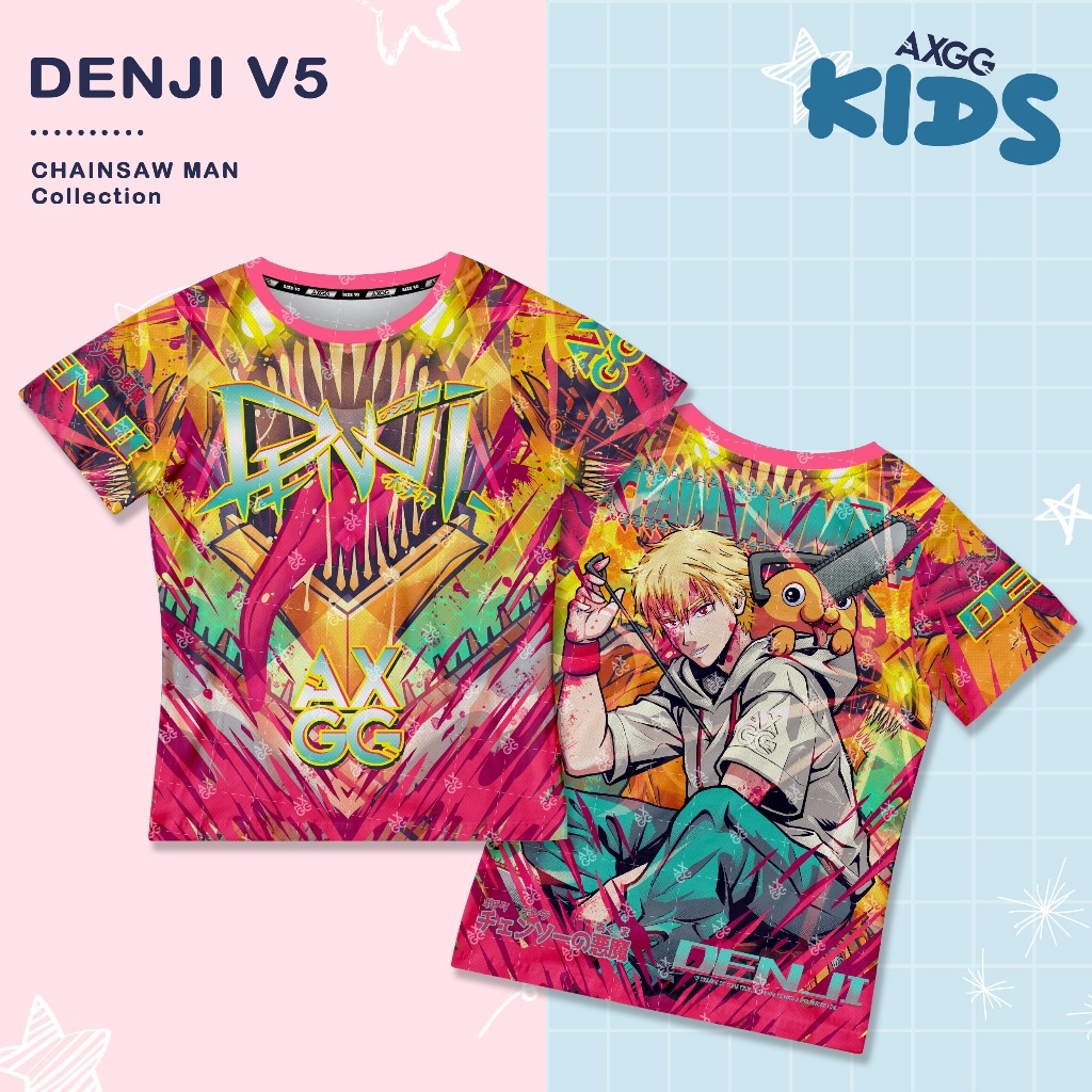 AXGG Kids ' Chainsaw Man ' Anime Shirt | Shopee Philippines