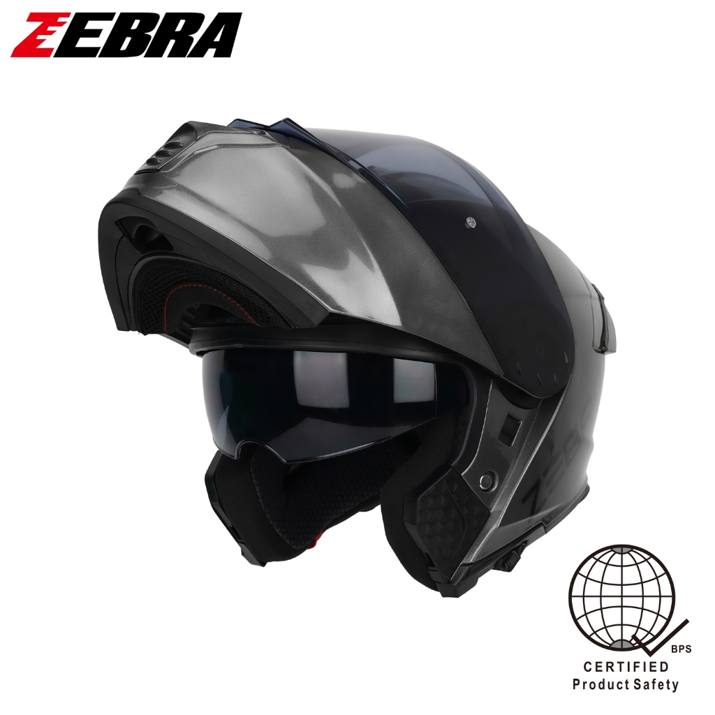 Zebra full face modular helmet motorcycle dual visor with icc A113 ...