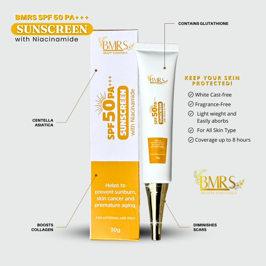BMRS 30g Spf 50 Sunscreen Ultralight Cream Cream Gel Anti-acne UVB and ...