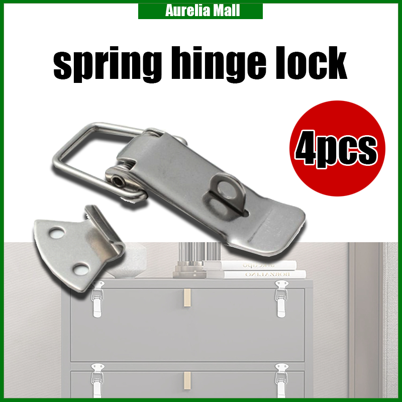 4pcs Stainless Steel Spring Loaded Toggle Catch Spring Loaded Toggle ...