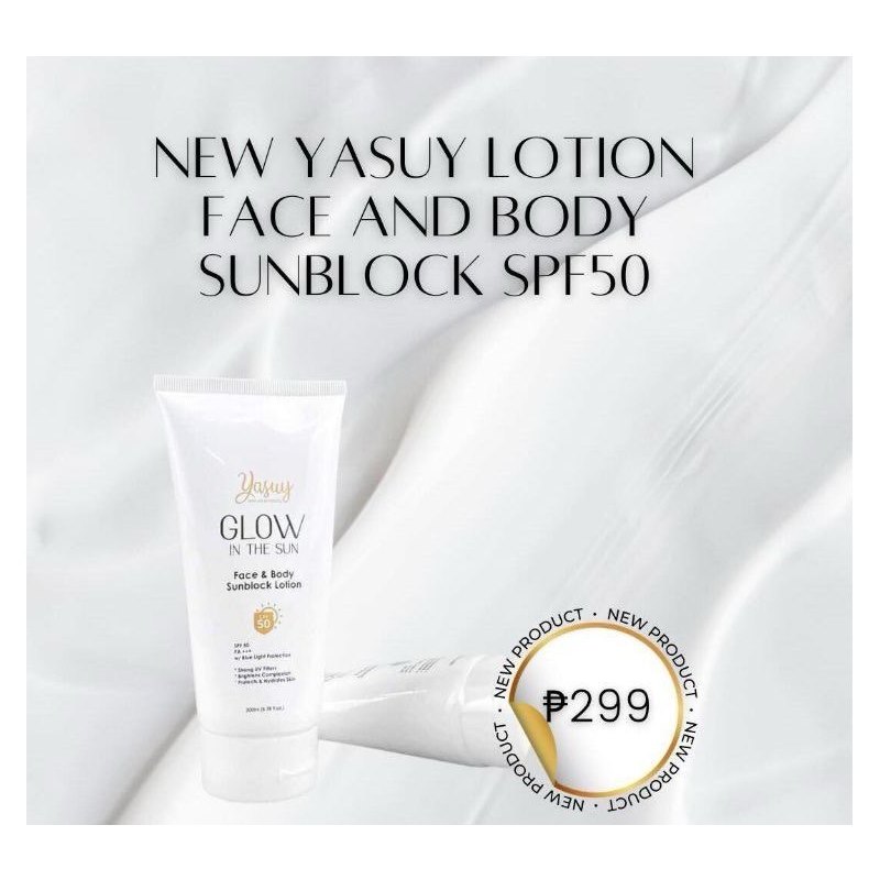 YASUY FACE AND BODY LOTION 200ML NEW PACKAGING | Shopee Philippines