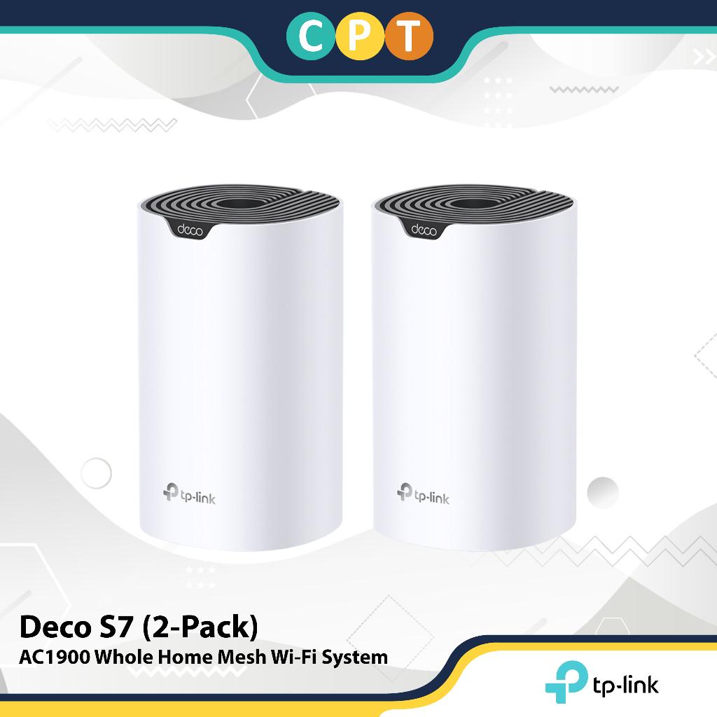 TP-Link Deco S7 AC1900 Whole Home Mesh Wi-Fi System (2-Pack) | Shopee ...
