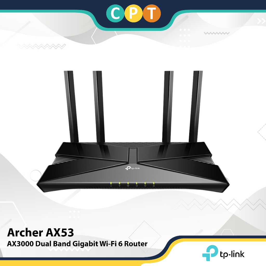 TP-Link Archer AX53 Dual Band AX3000 Gigabit Wi-Fi 6 Router | Shopee ...
