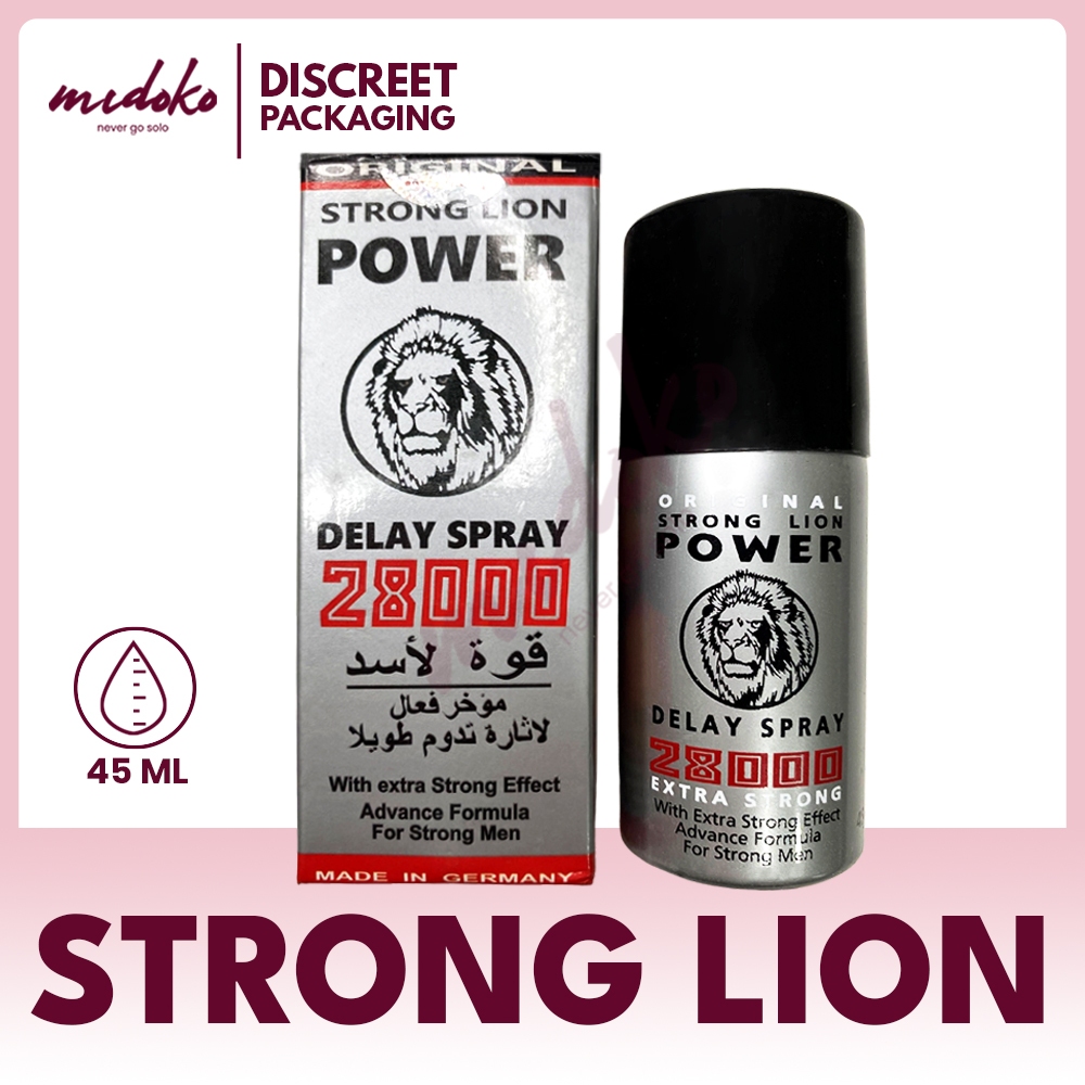 Midoko Strong Lion Power 28000 Delay Spray | Shopee Philippines