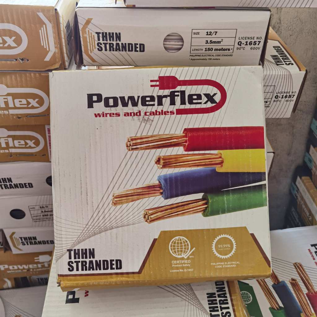 ORIGINAL POWERFLEX THHN / THWN Stranded Wire 12 3.5mm 7 strands 150m ...