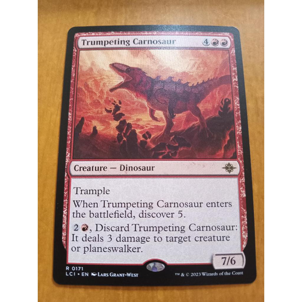 MTG Trumpeting Carnosaur The Lost Caverns of Ixalan Magic the Gathering ...