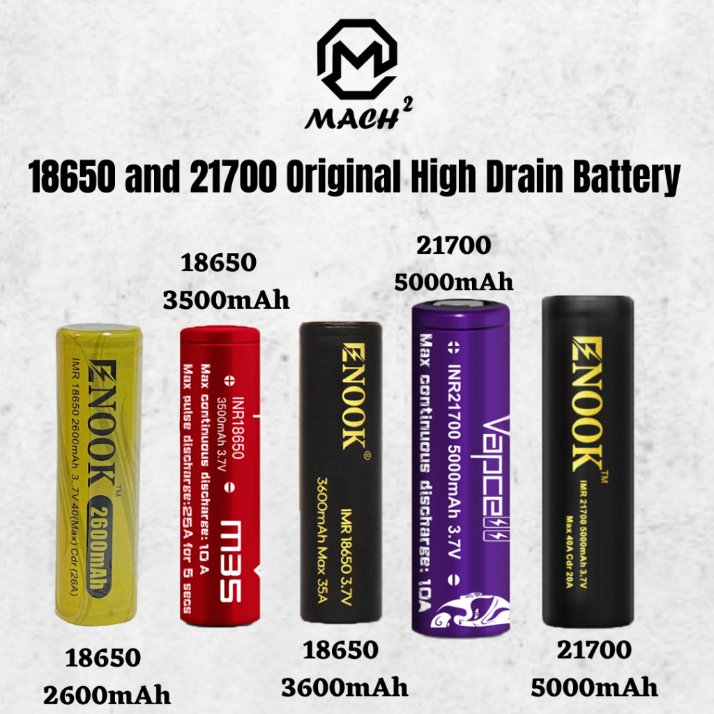 18650, 21700 and 18350 Original High Drain Battery | Shopee Philippines