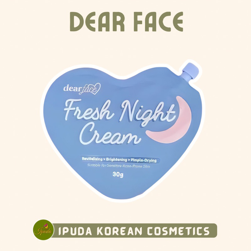 Dear Face Fresh Night Cream 30g (Buy 2 Take 1) | Shopee Philippines