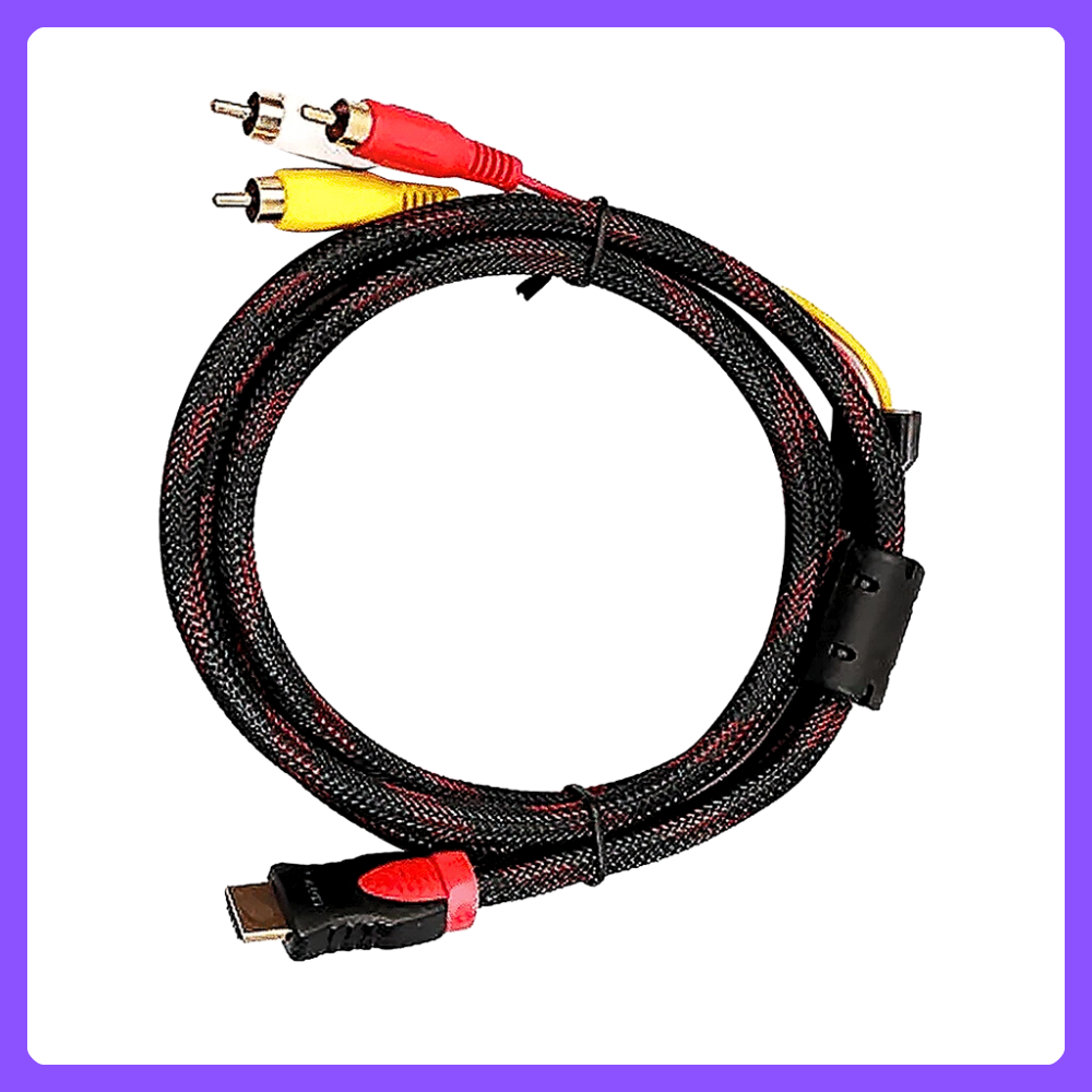 1.5m HDMI to RCA Cable HDMI Male to 3RCA AV Composite Male Connector ... 1.5m HDMI to RCA Cable HDMI Male to 3RCA AV Composite Male Connector ...