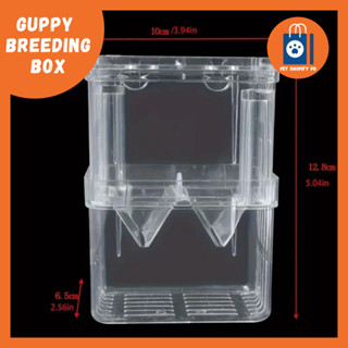 RAINBOW BREEDING BOX / GUPPY BREEDING BOX for Betta Fish isolation Box ...