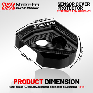 MOKOTO ELITE SERIES NMAX V1 NMAX V2 AEROX V1 AEROX V2 CNC SENSOR COVER ...