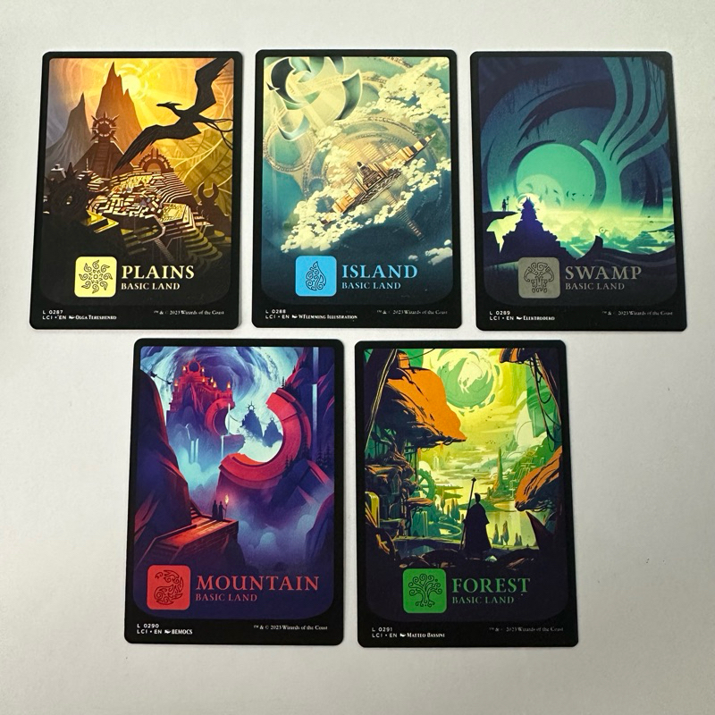 PLAINS ISLAND SWAMP MOUNTAIN FOREST | LCI THE LOST CAVERNS OF IXALAN ...