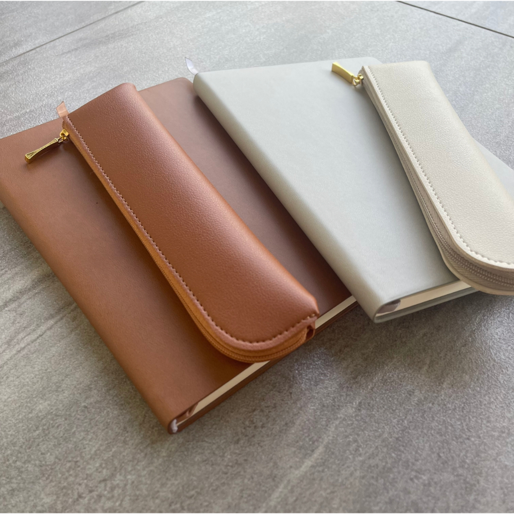 Everyday classic notebook softcover leather muji 100GSM blank dotted ...