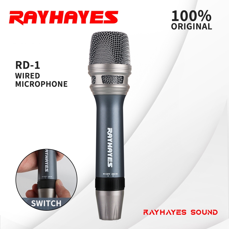 Rayhayes RD-1 Dynamic Microphone Professional Vocal Wired Microphone with 3m Audio Cable ...