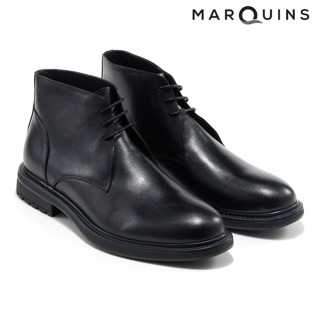 Marquins Genuine Leather Chukka Boots for Men - SCOUT Vanta Black ...