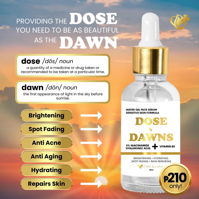 Dose&Dawns Facial Serum 30ml | Shopee Philippines